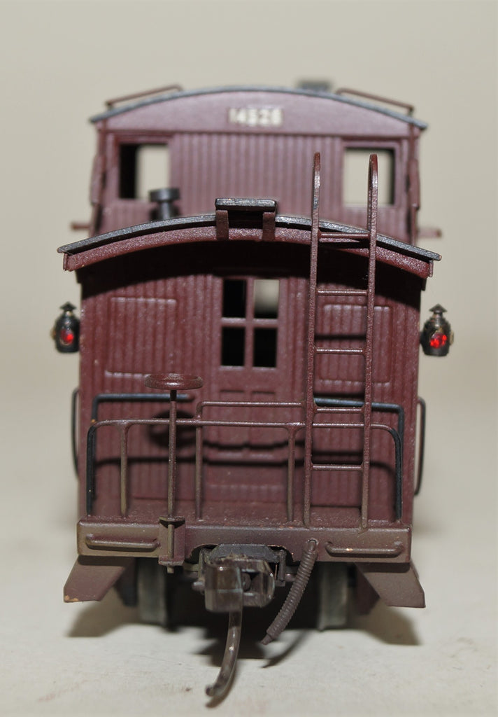 HO Scale Brass Oriental Limited CB& Q NE-9 30ft. Wood Caboose W/ Side ...