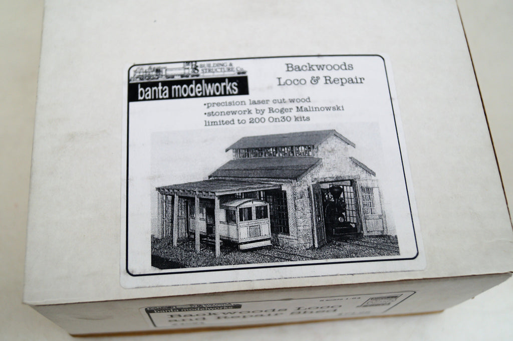 S Scale Banta Model Works Backwoods Loco And Repair Shed – Southwest ...