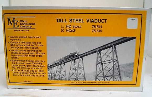 Hon3 Scale, Micro Engineering Company, Tall Steel Viaduct Kit ...