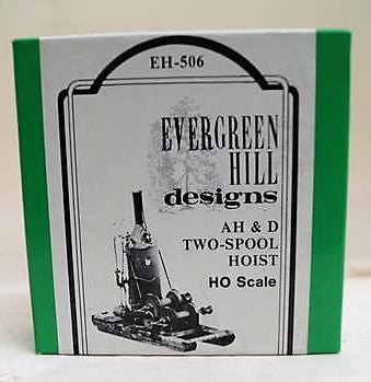 Ho Scale, Evergreen Hill Designs AH-D Two Spool Hoist – Southwest ...