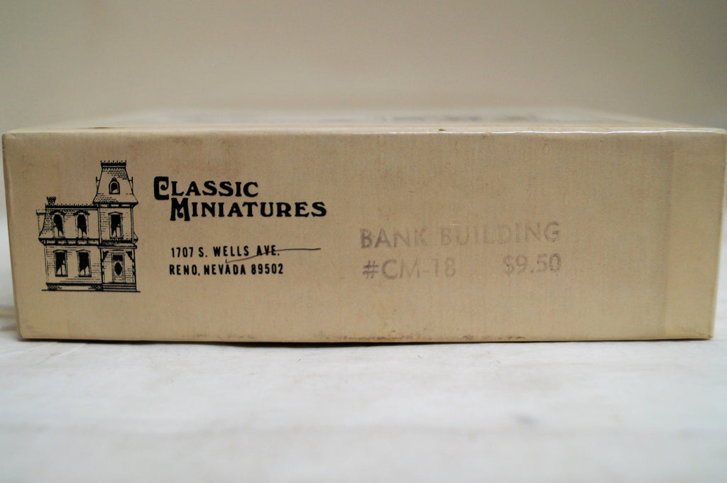 Ho Classic Miniatures Bank Building Kit – Southwest Narrow Gauge