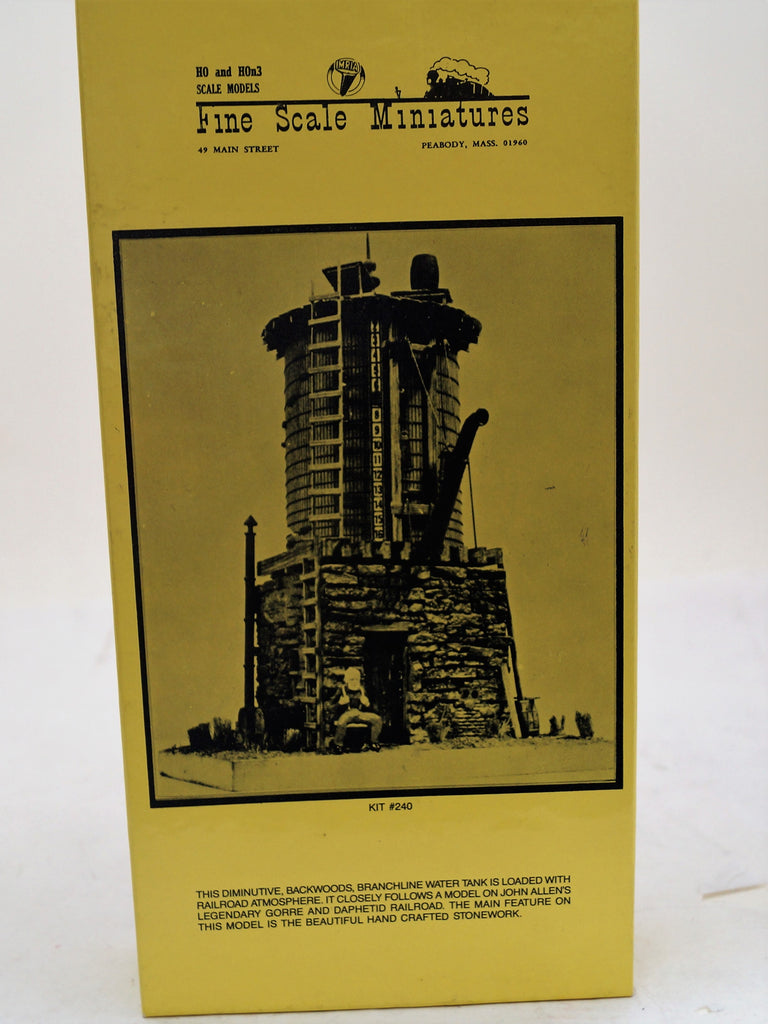 Ho Scale Fine Scale Miniatures Water Tank Kit – Southwest Narrow Gauge