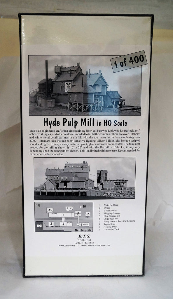 Hon3/Ho Master Creations, Kit #95, McCabe Hyde Pulp Mill Kit ...